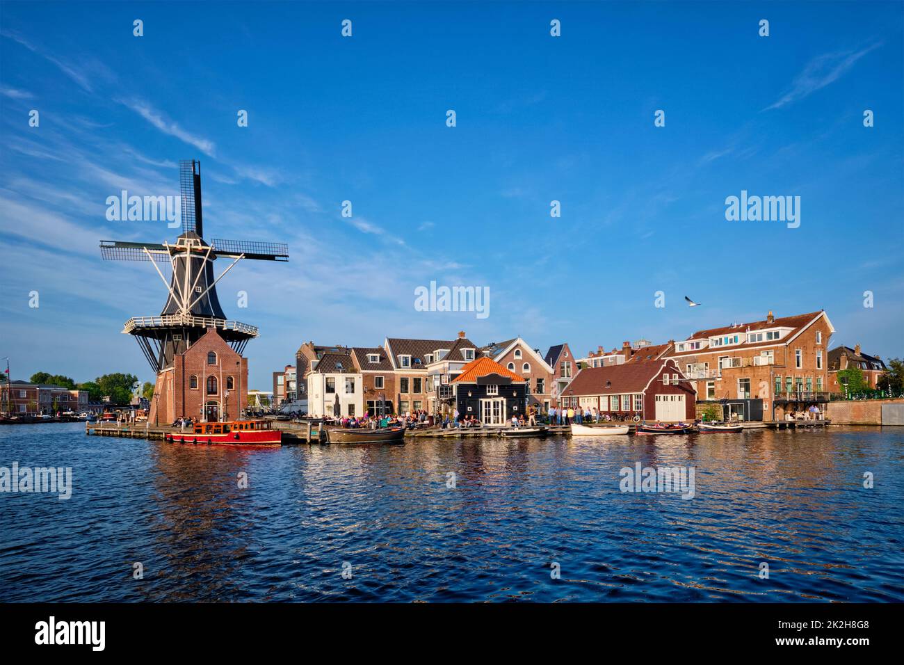 Panorama of Harlem, Netherlands Stock Photo - Alamy