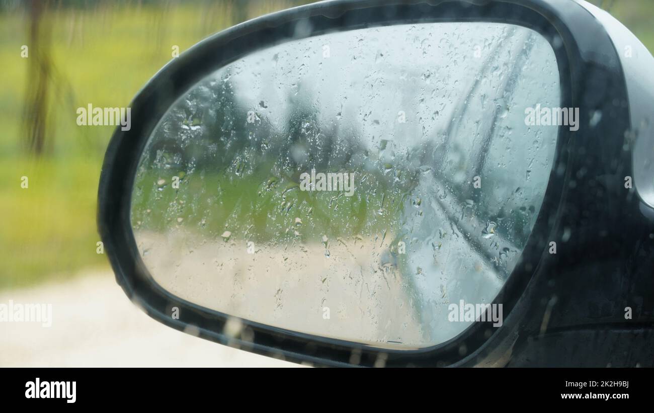 Rain on mirror hi-res stock photography and images - Alamy