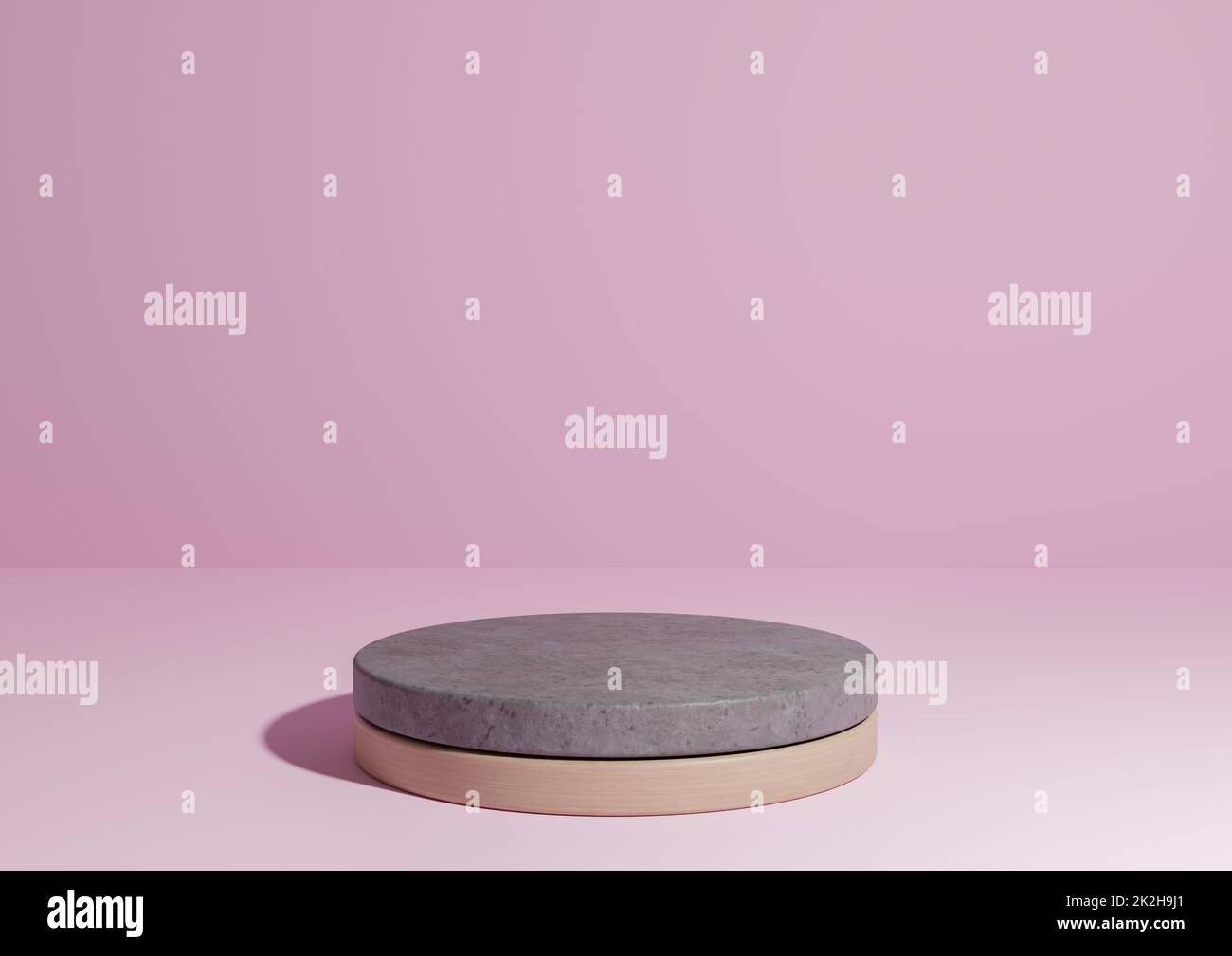 Light, pastel, lavender pink 3D rendering simple product display ...