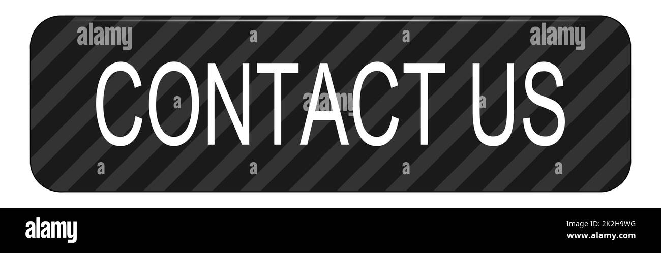 Contact us Button black on white background - illustration Stock Photo ...