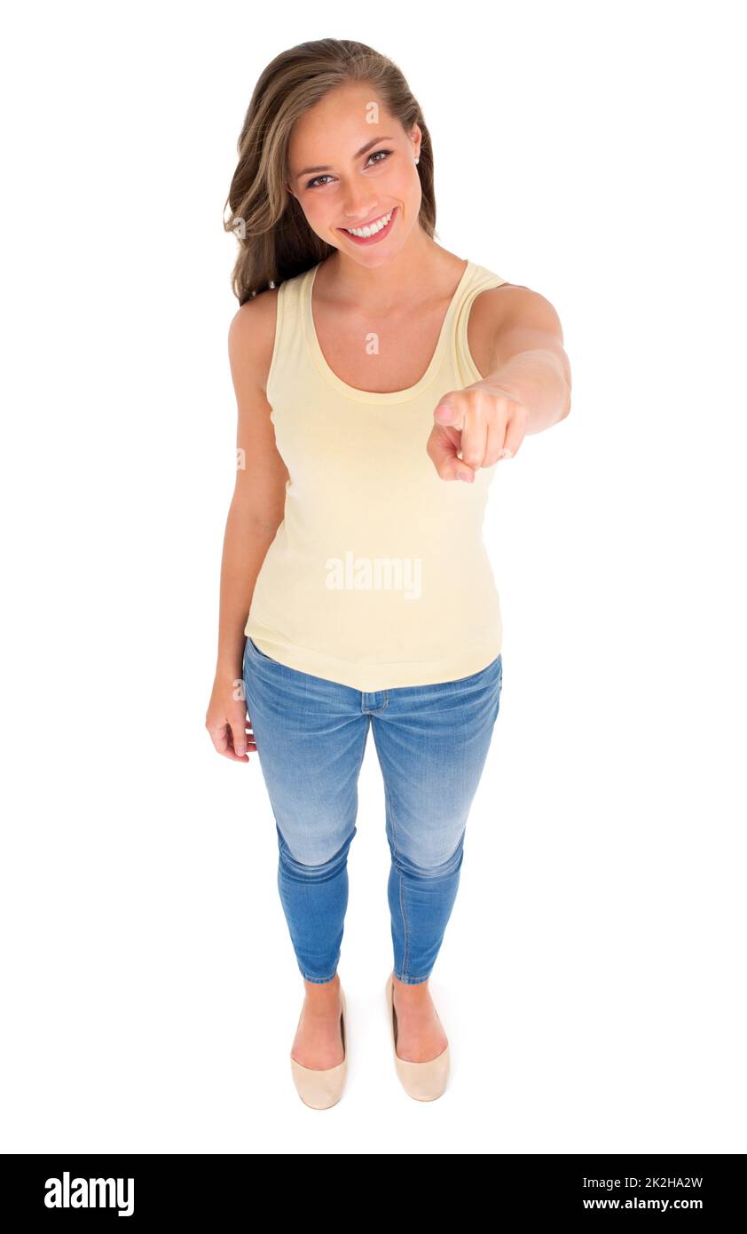 Female angle view Cut Out Stock Images & Pictures - Alamy