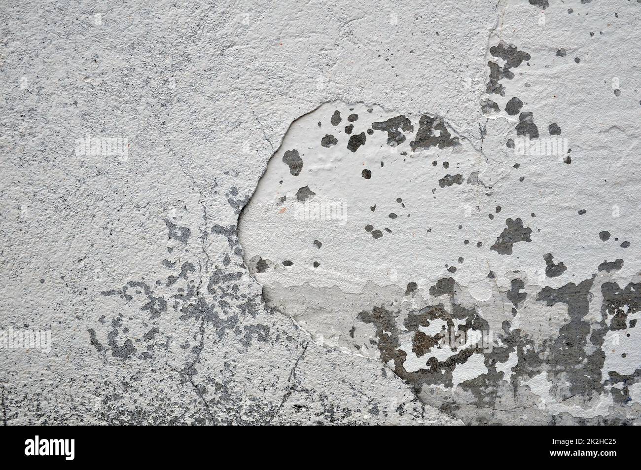 Empty old plastered wall texture. Painted problematic wall surface ...