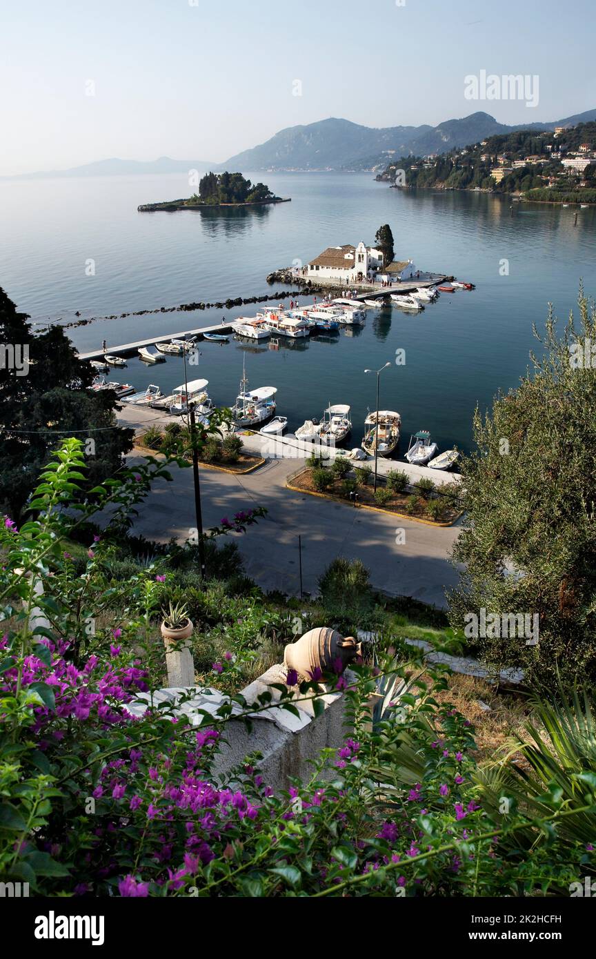 Vlacherna Kanoni II Stock Photo - Alamy