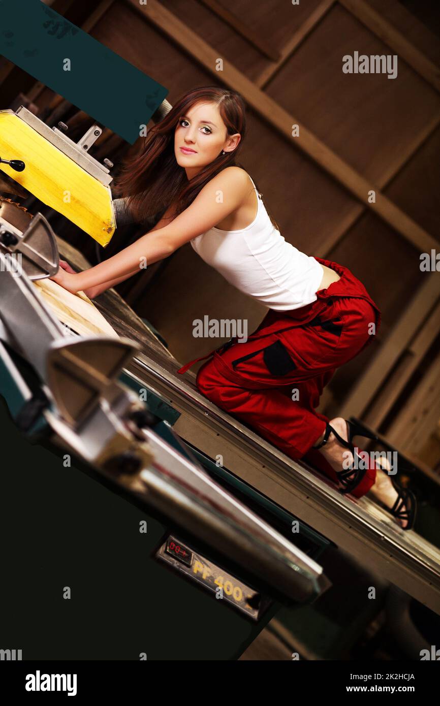 Woman in company hi-res stock photography and images - Alamy