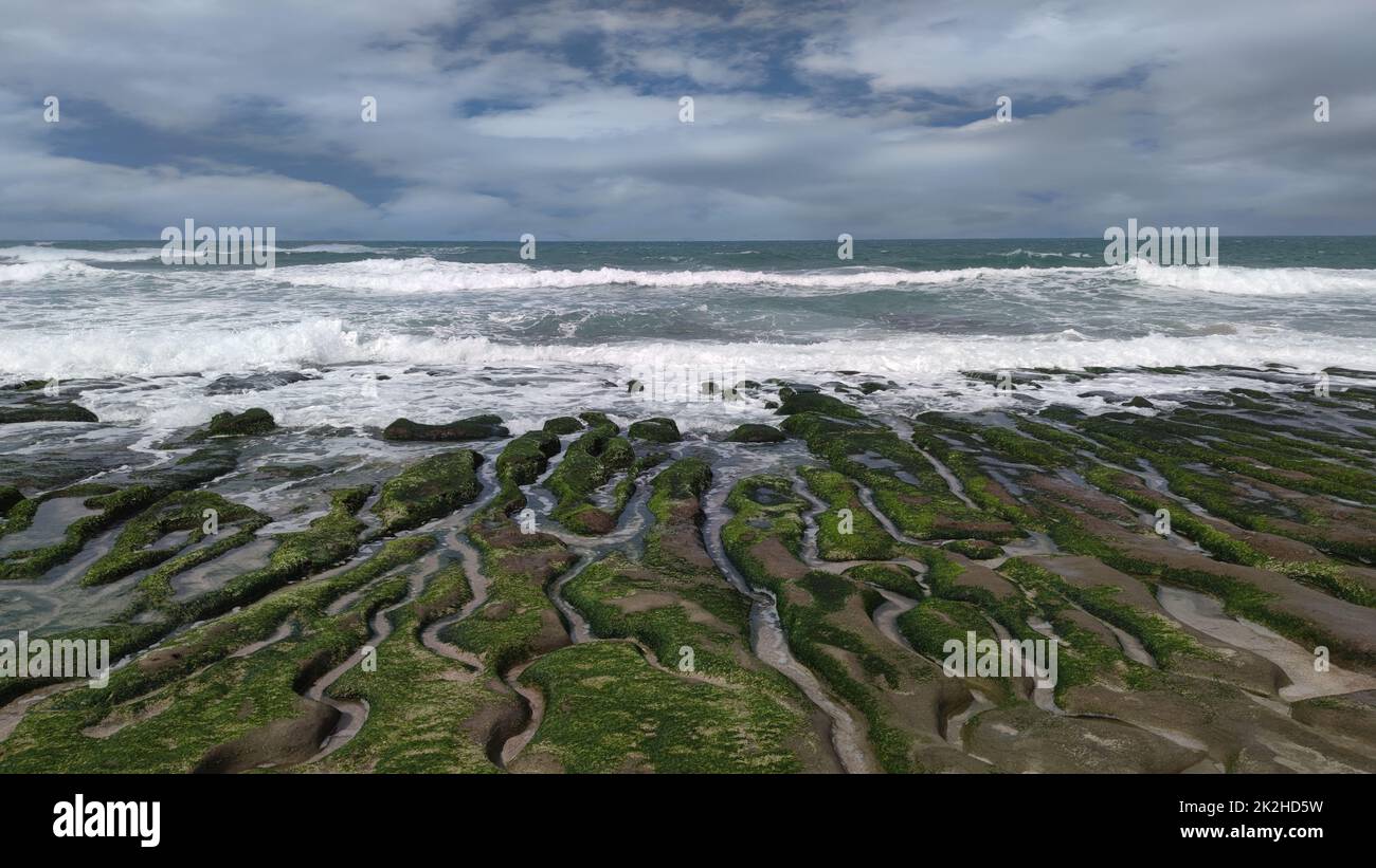 Laomei Green Stone Trough is located in Shimen District on the North ...