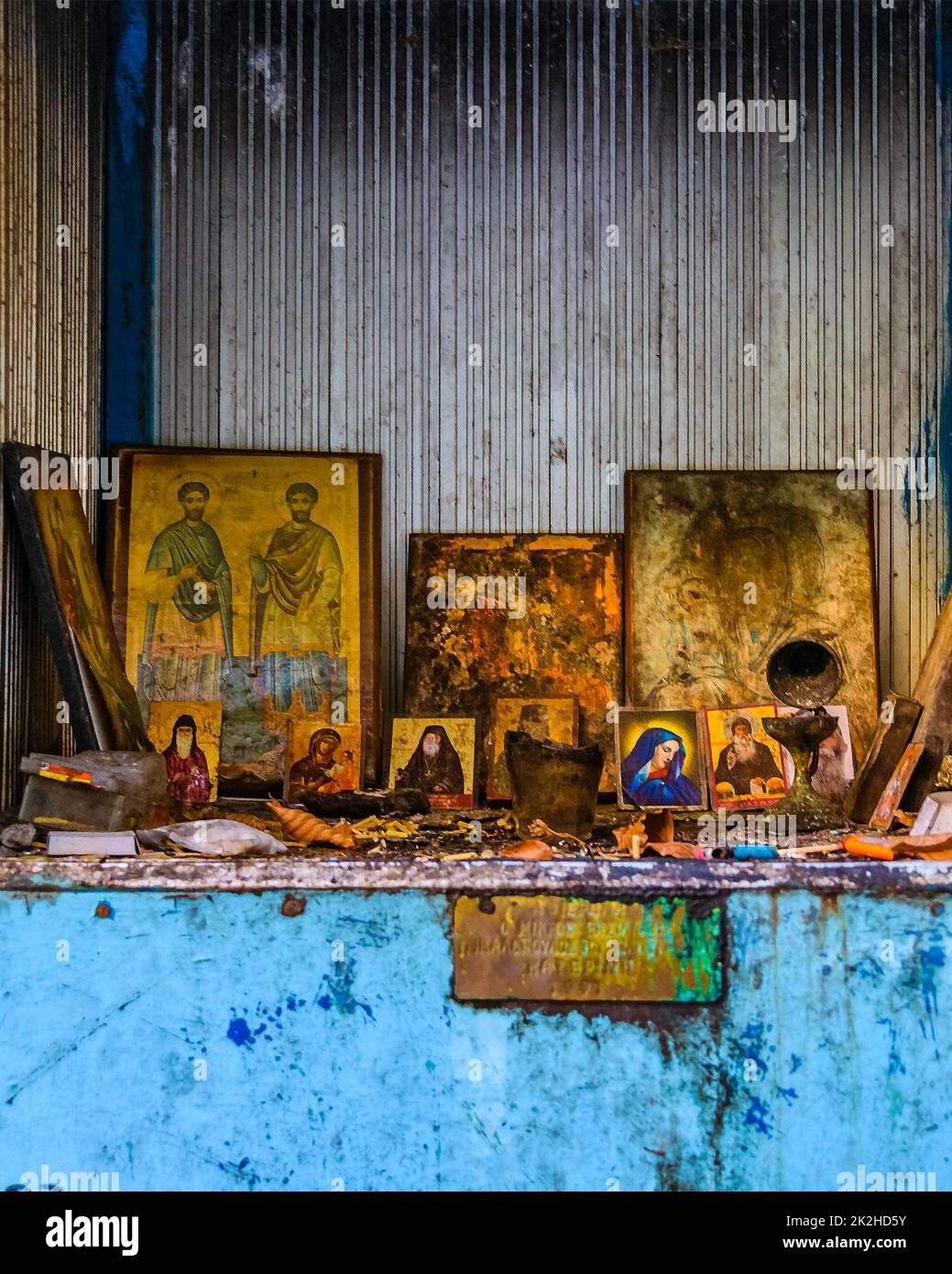 Sacred Cave of Saint Dionysios of Olympus Stock Photo - Alamy