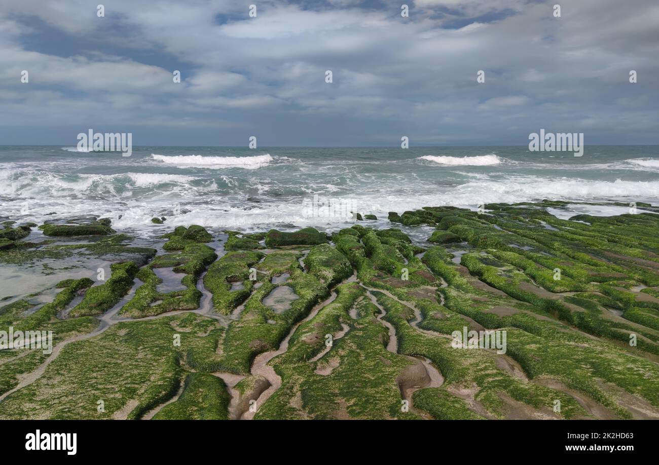Laomei Green Stone Trough is located in Shimen District on the North ...