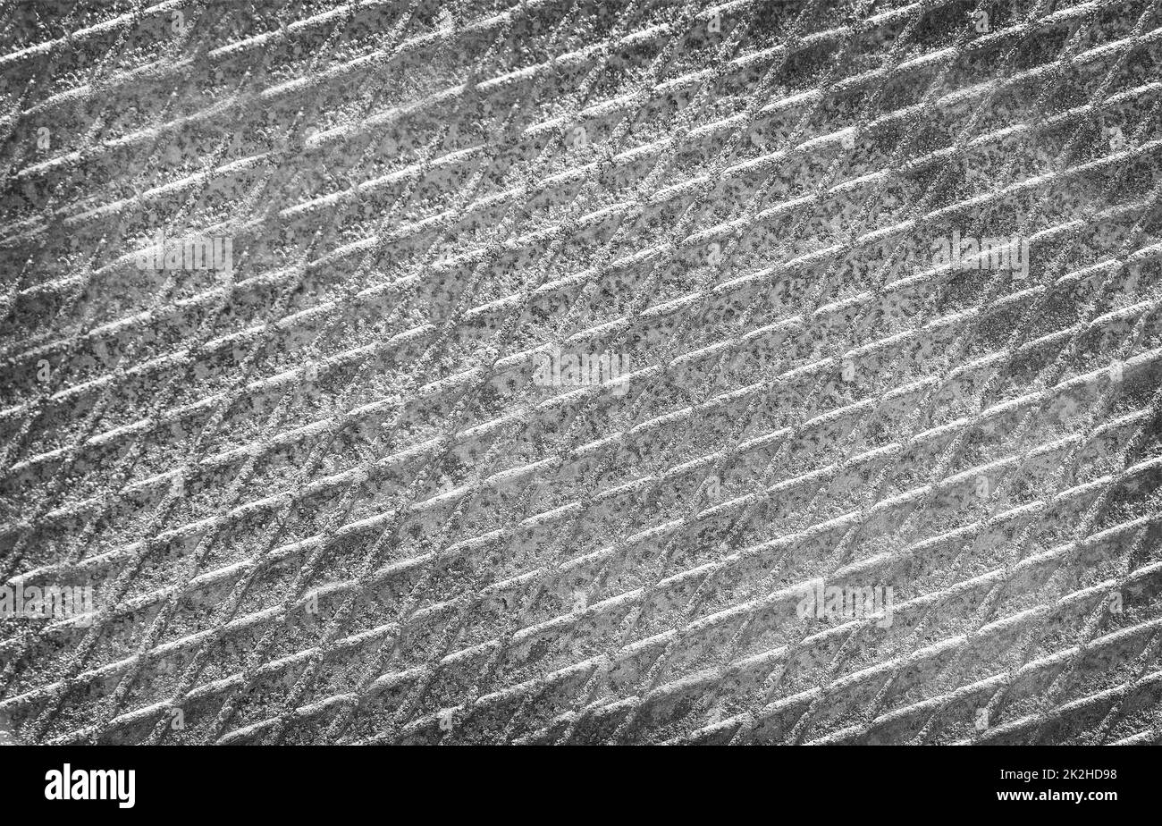 Old gray ribbed steel background. Relief metal texture Stock Photo - Alamy