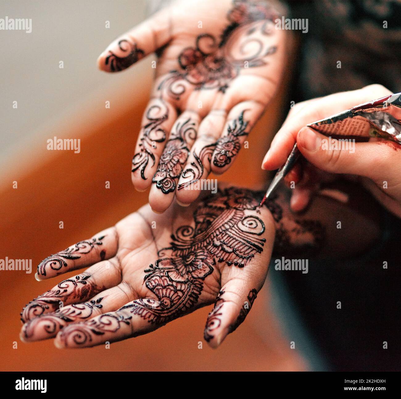 Mehndi Plates Decoration Muslim