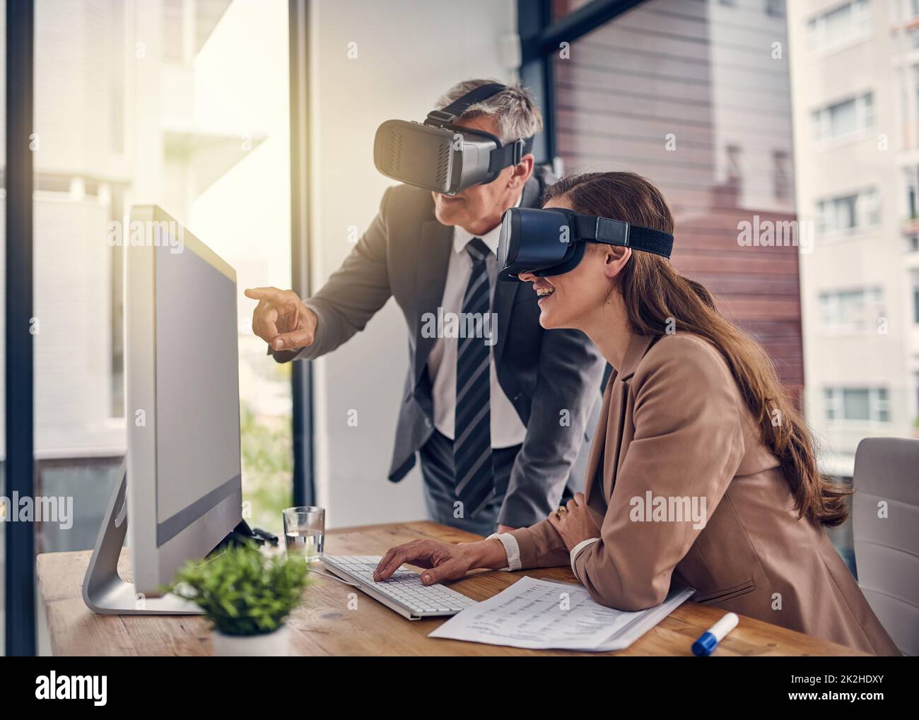 Computer vr hi-res stock photography and images - Alamy