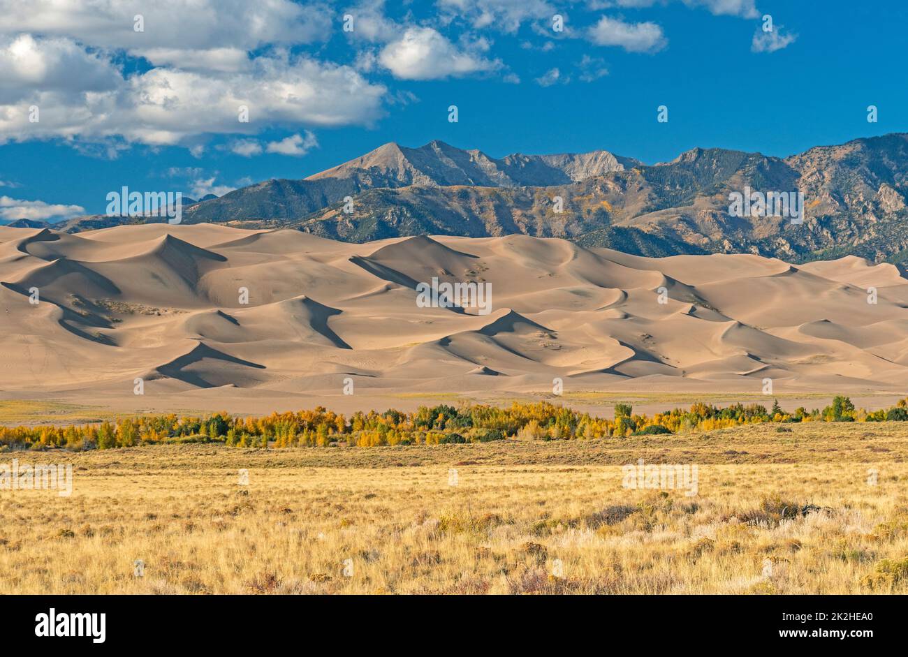 Sand Dunes in the Mountains in the Fall Stock Photo - Alamy
