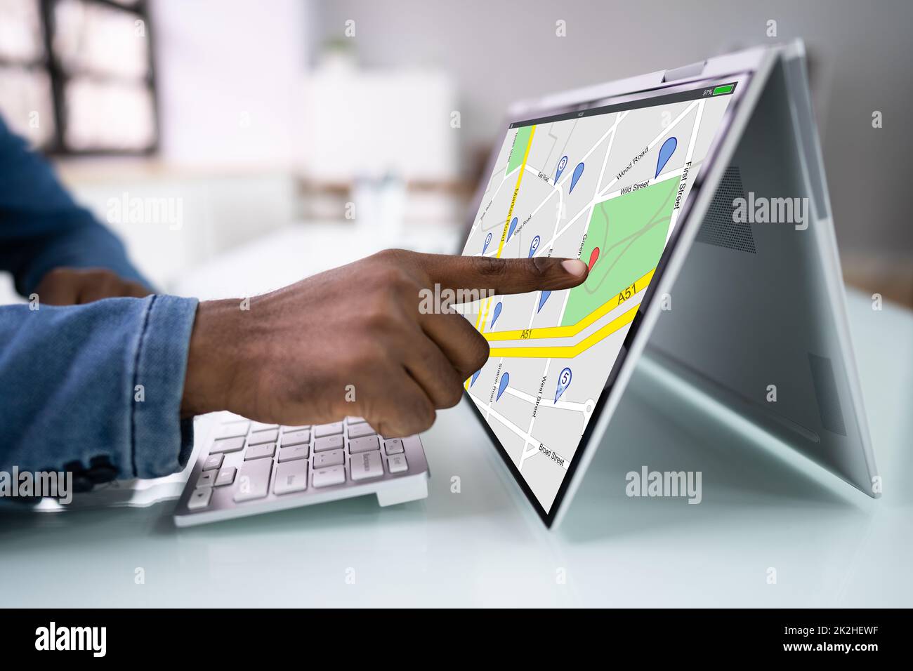 Gps location map hi-res stock photography and images - Alamy