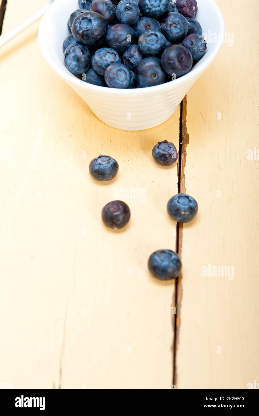 fresh blueberry bowl Stock Photo - Alamy