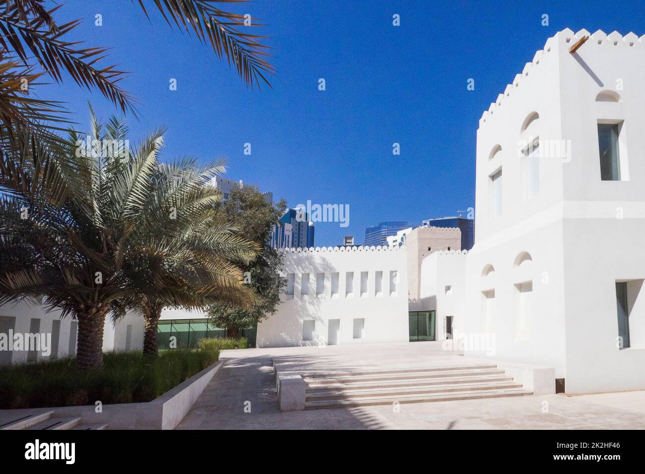 Abu Dhabi, United Arab Emirates - Old KingÂ´s Palace at the Qasr Al ...