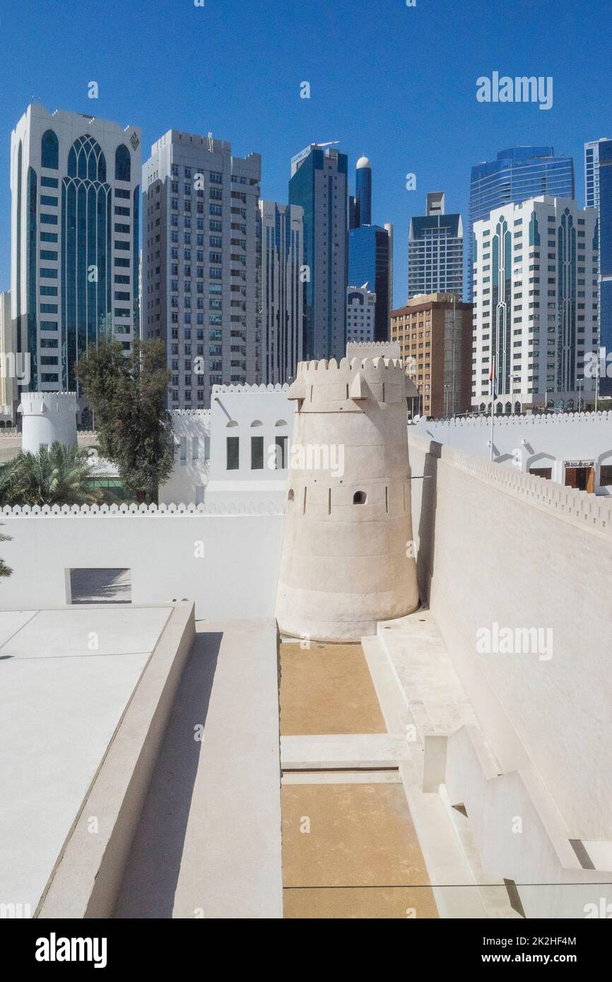 Abu Dhabi, United Arab Emirates - Old KingÂ´s Palace at the Qasr Al ...