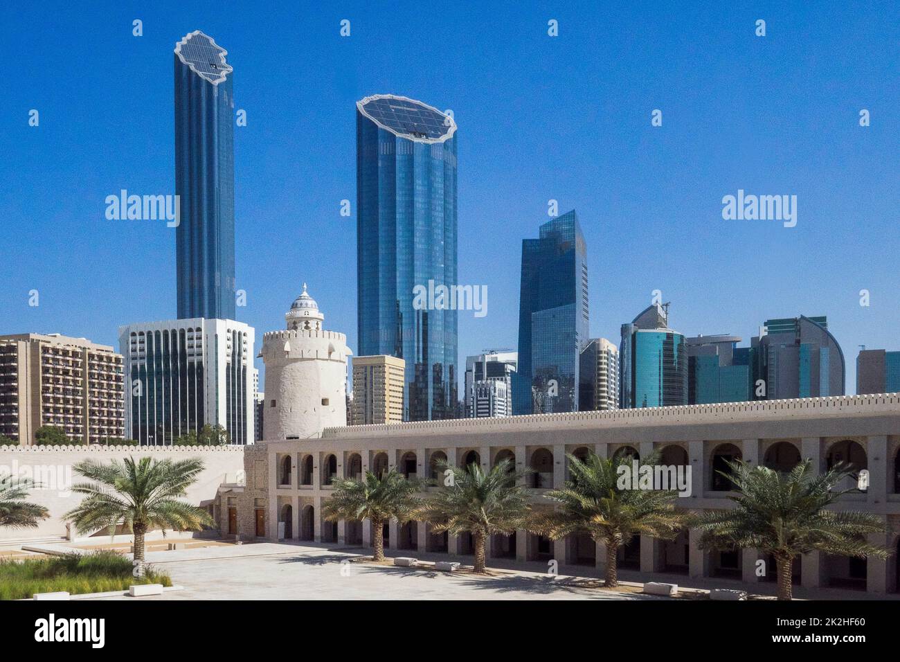 Abu Dhabi, United Arab Emirates - Old KingÂ´s Palace at the Qasr Al ...