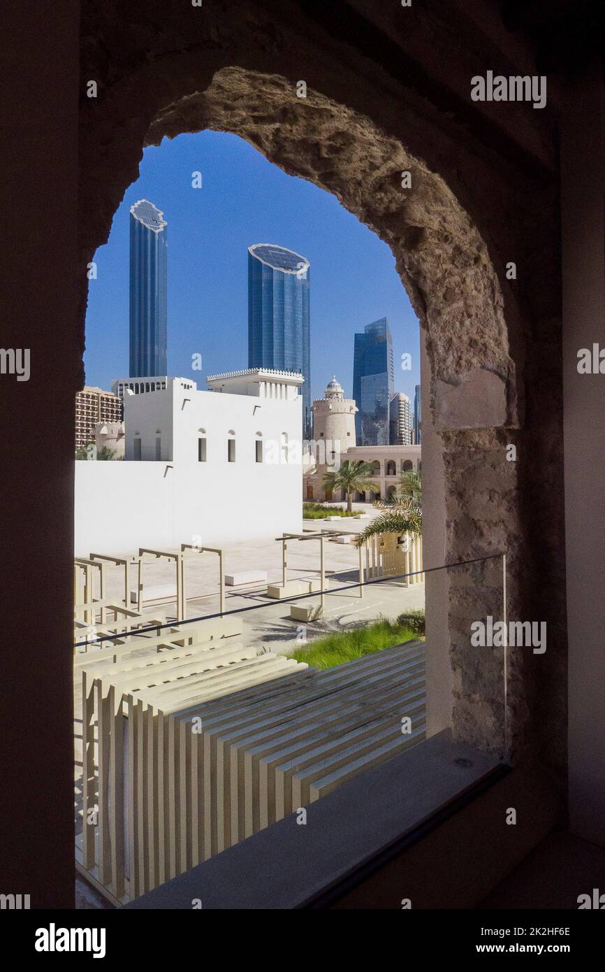 Abu Dhabi, United Arab Emirates - Old KingÂ´s Palace at the Qasr Al ...