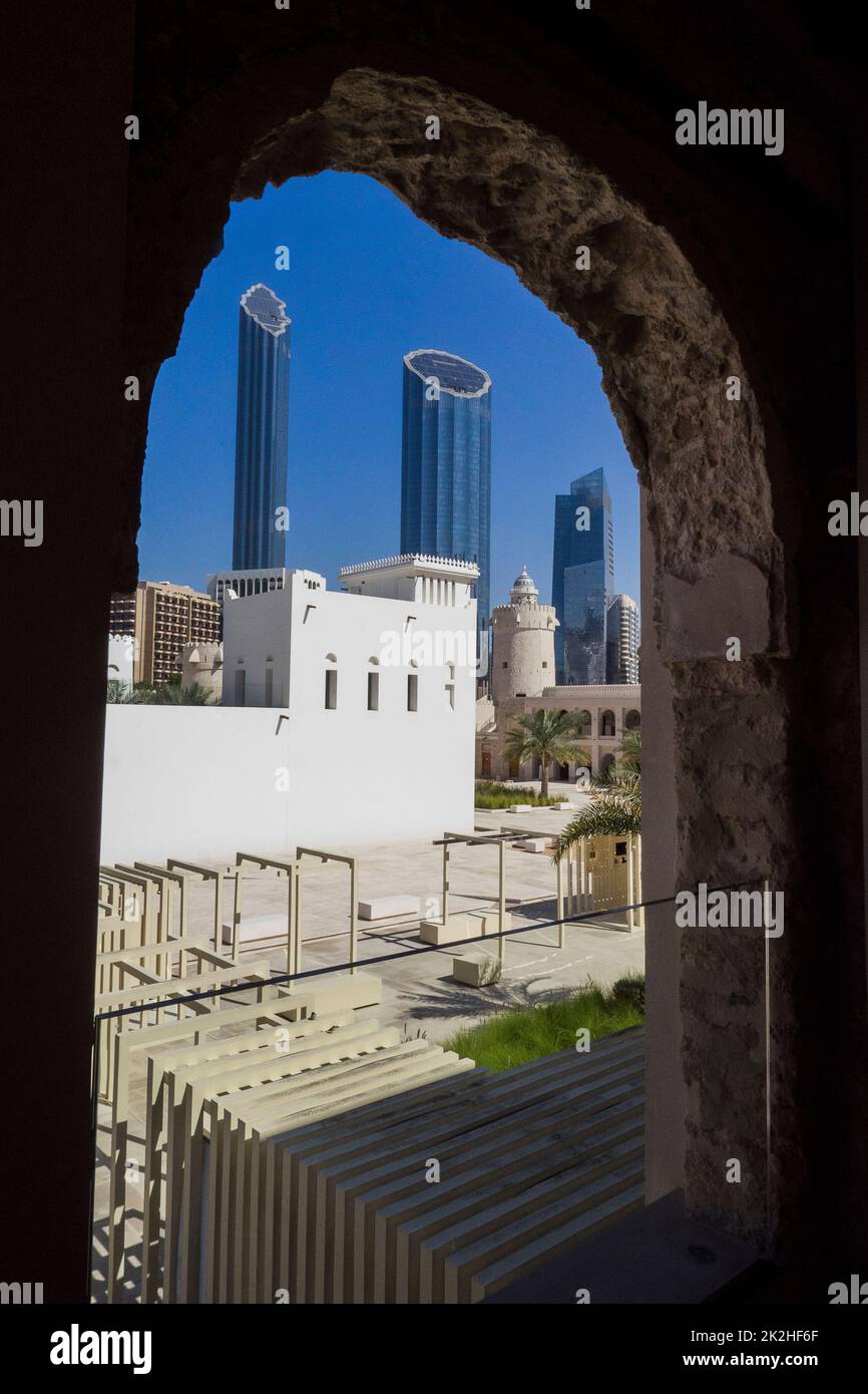 Abu Dhabi, United Arab Emirates - Old KingÂ´s Palace at the Qasr Al ...