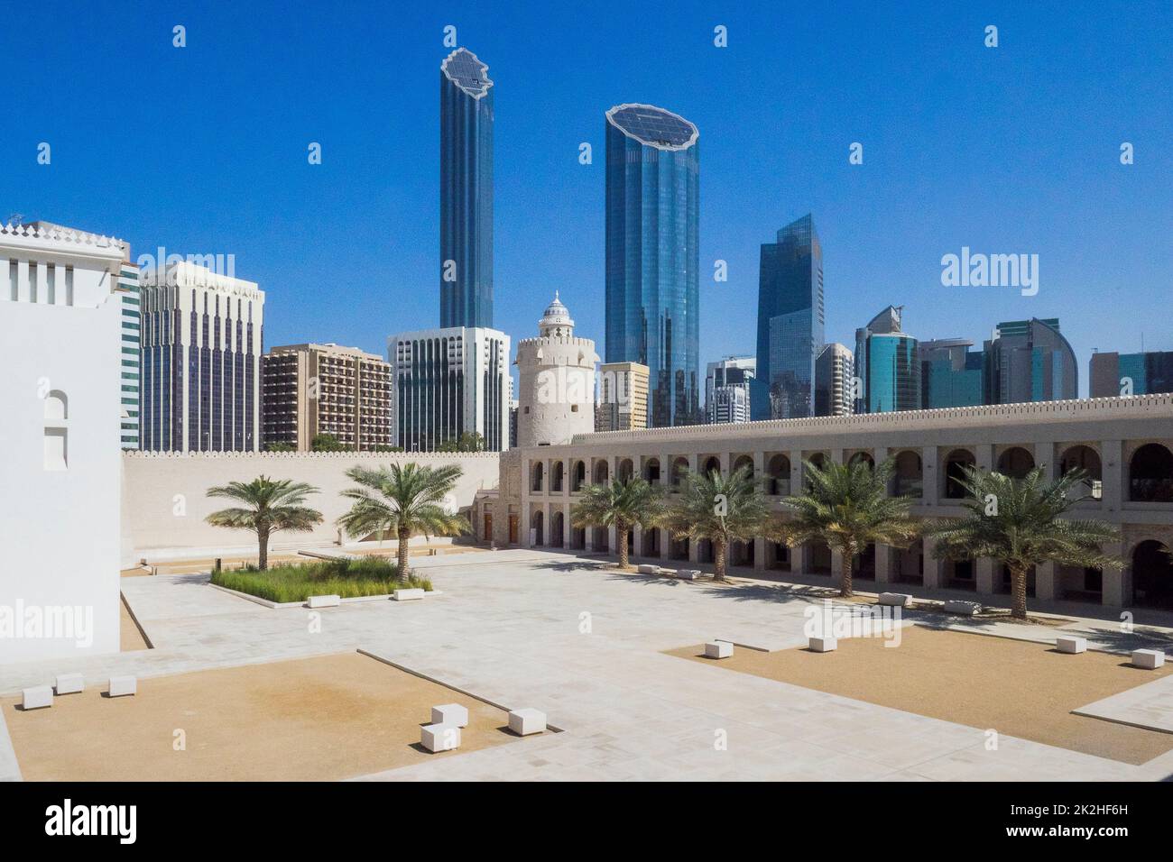 Abu Dhabi, United Arab Emirates - Old KingÂ´s Palace at the Qasr Al ...