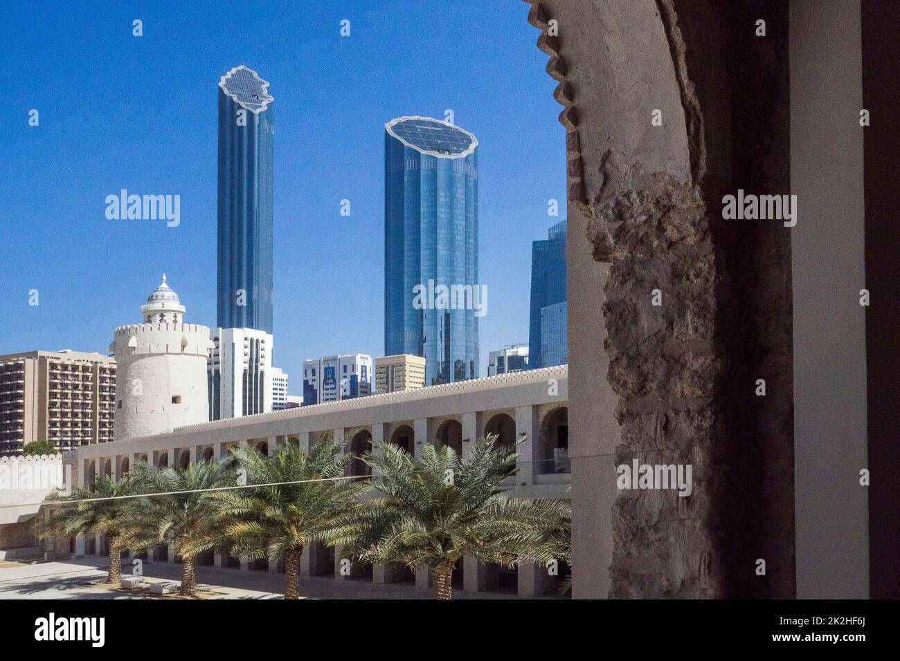 Abu Dhabi, United Arab Emirates - Old KingÂ´s Palace at the Qasr Al ...