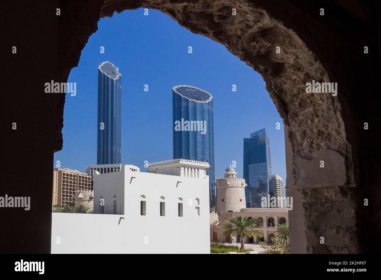 Abu Dhabi, United Arab Emirates - Old KingÂ´s Palace at the Qasr Al ...