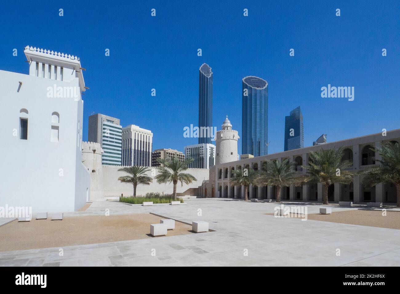 Abu Dhabi, United Arab Emirates - Old KingÂ´s Palace at the Qasr Al ...