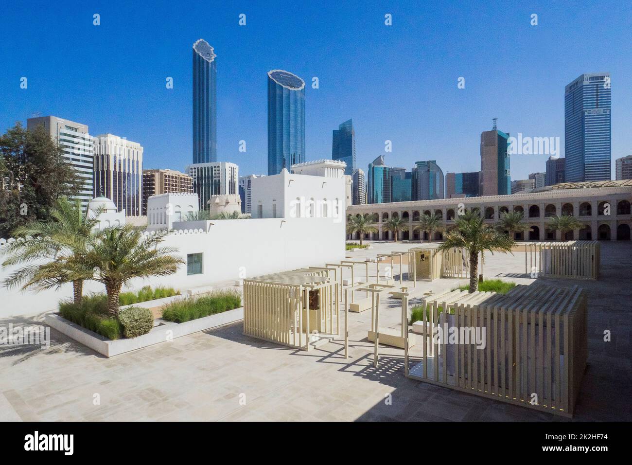 Abu Dhabi, United Arab Emirates - Old KingÂ´s Palace at the Qasr Al ...