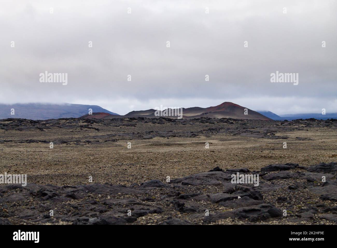 Desolate landscape from Askja caldera area, Iceland Stock Photo - Alamy