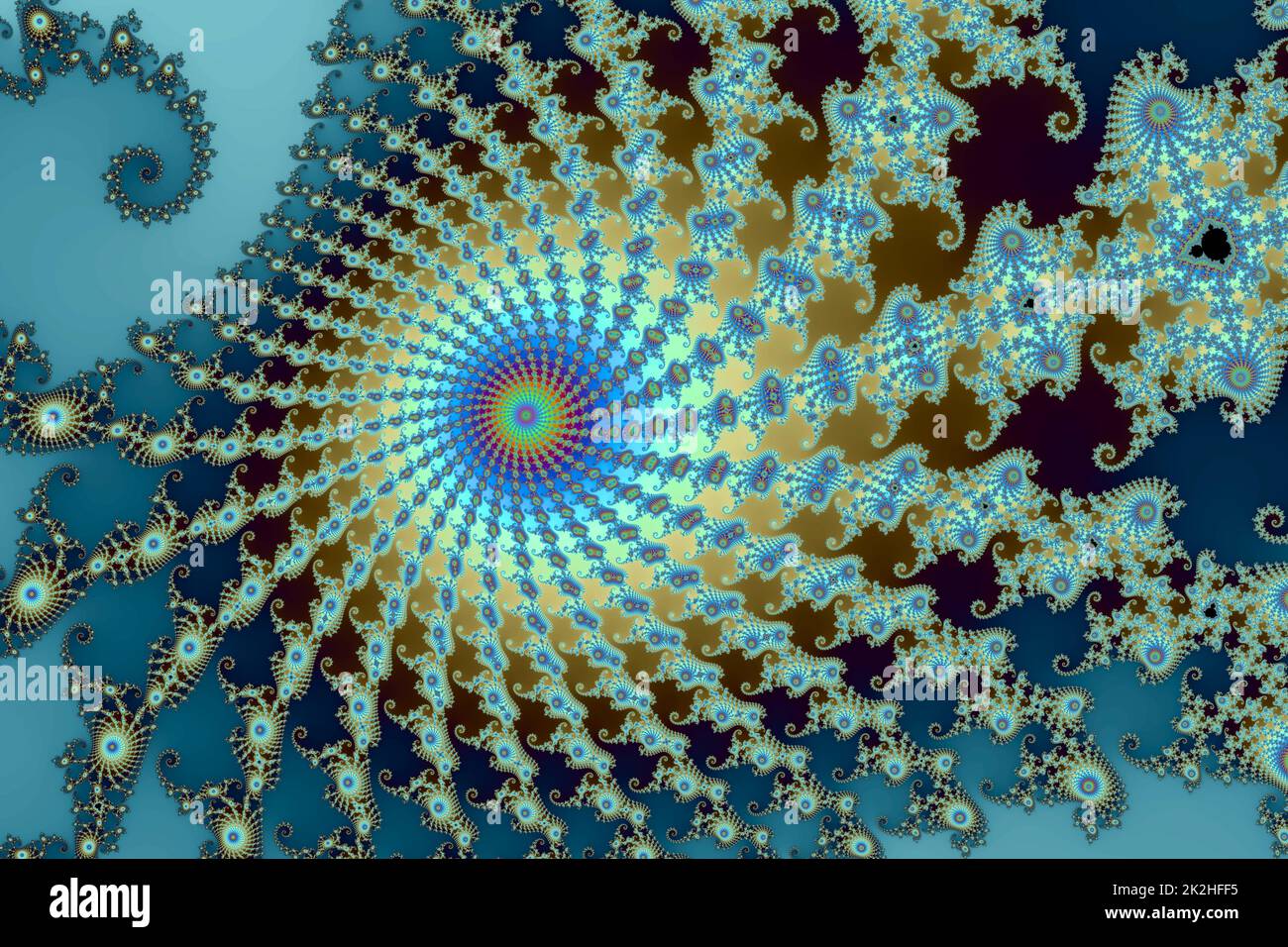 Beautiful zoom into the infinite mathematical mandelbrot set fractal ...