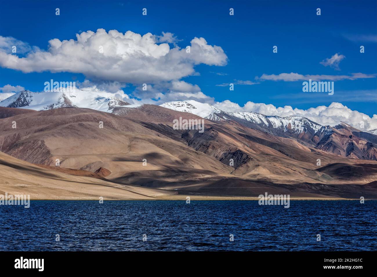 Lake Tso Moriri in Himalayas. Ladakh, Inda Stock Photo - Alamy
