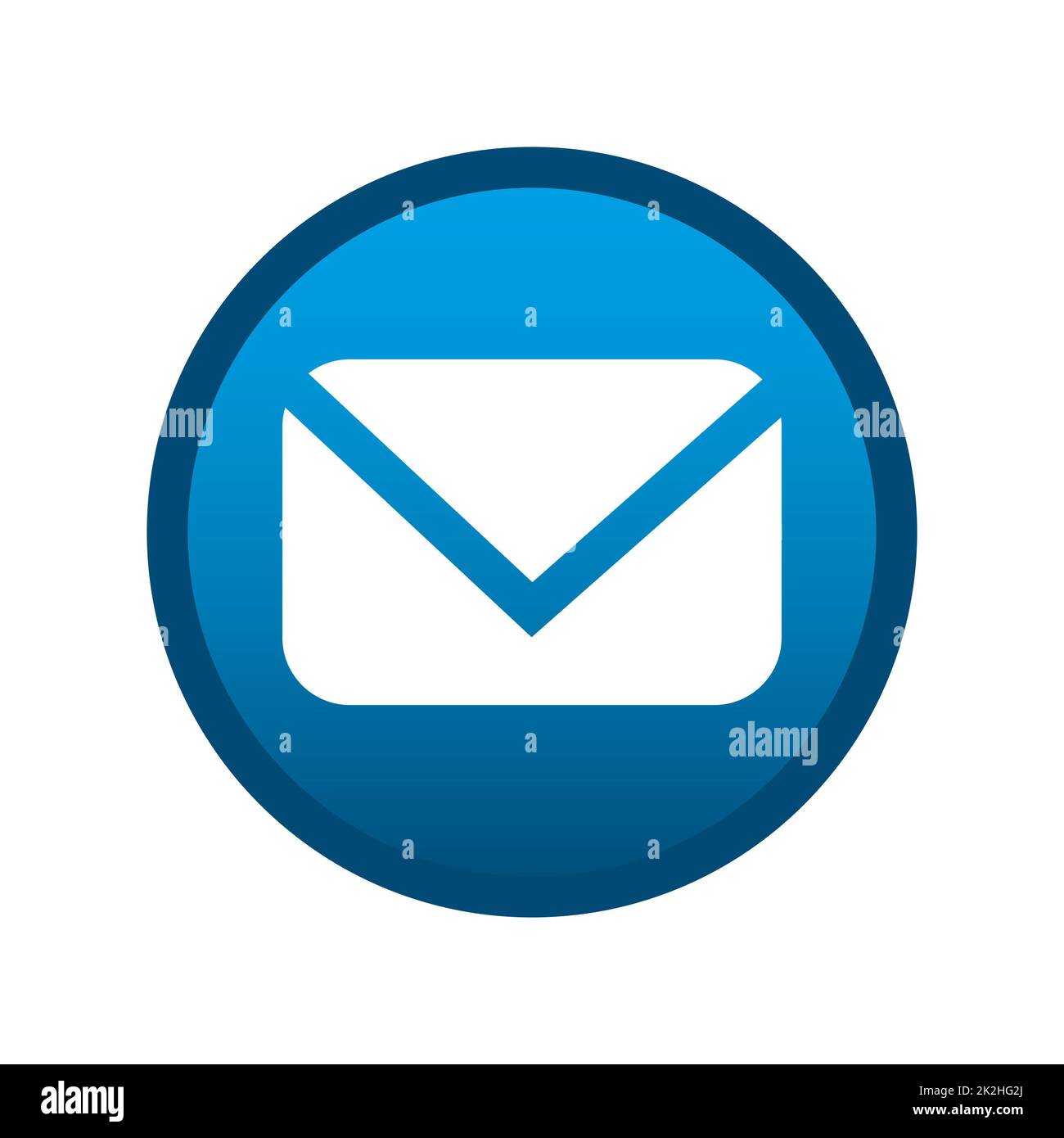 Round media letter icon on white background - Vector Stock Photo - Alamy