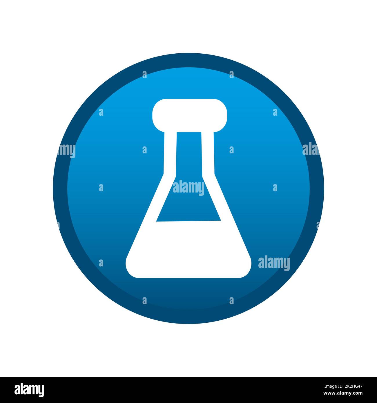 Round media icon medical flask isolated on white background - Vector ...