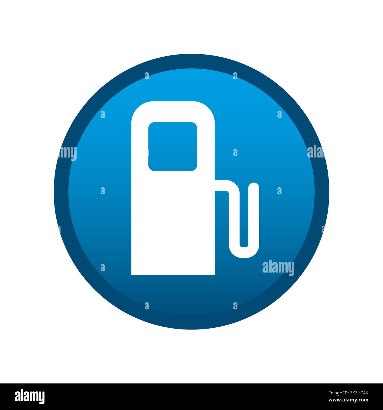 Gas station round media icon on white background - Vector Stock Photo ...