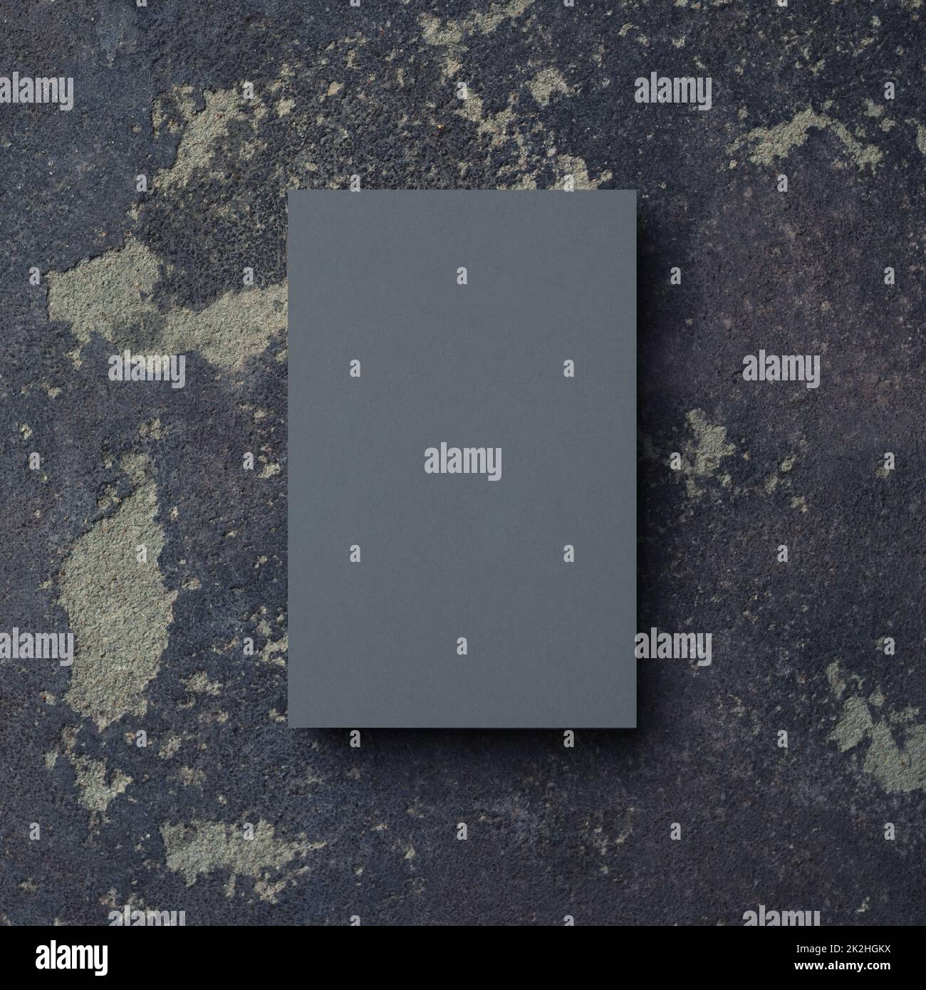 Blank grey business card Stock Photo - Alamy