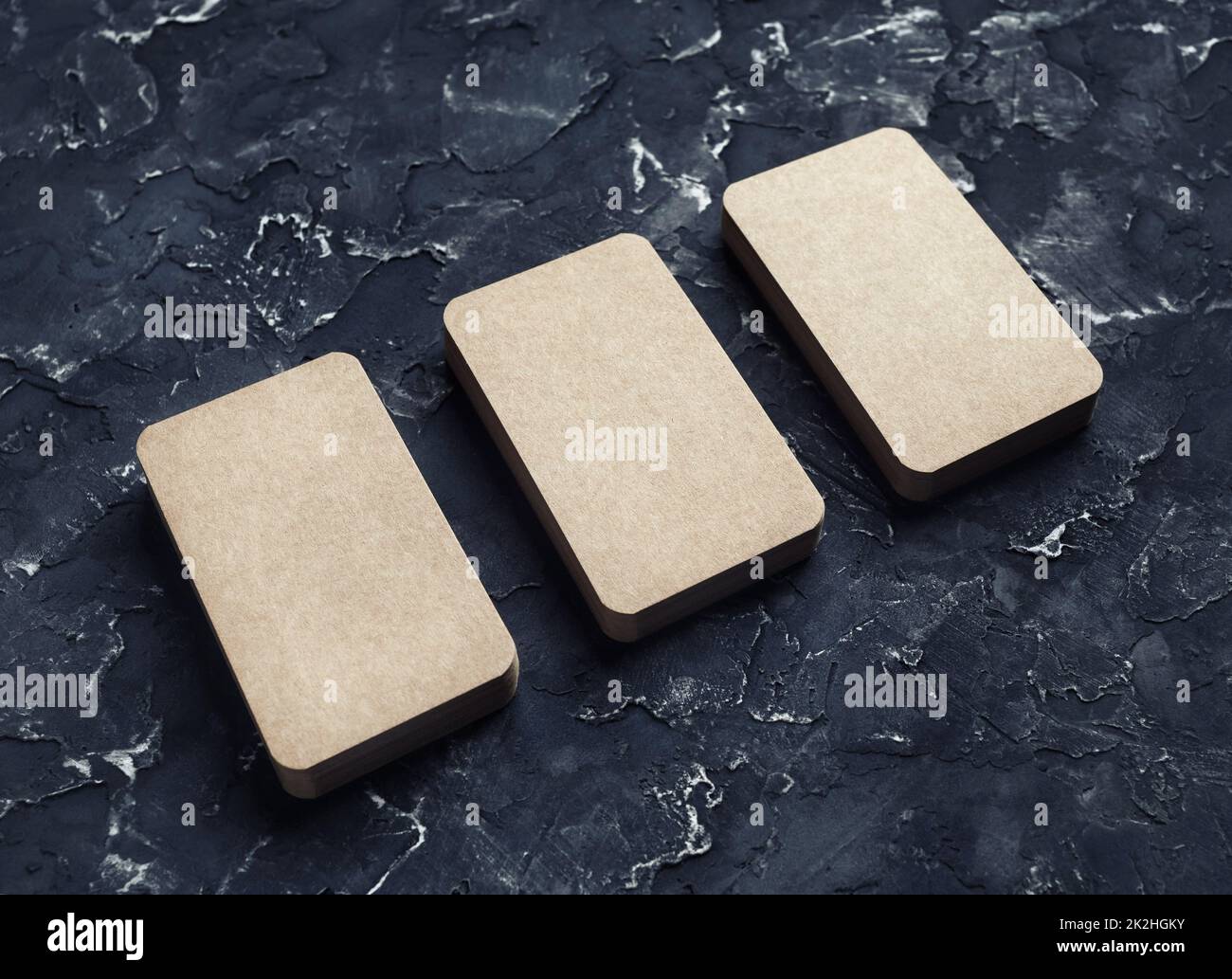 Three blank kraft paper hi-res stock photography and images - Alamy