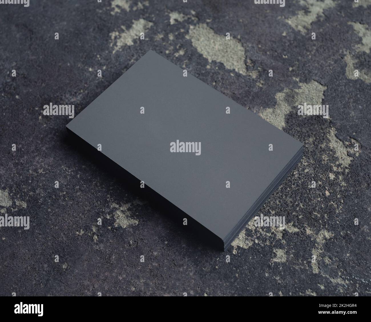 Stack of grey business cards Stock Photo - Alamy