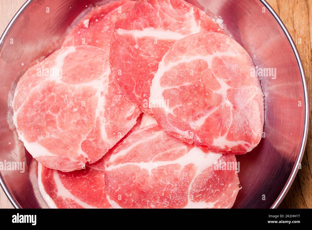 Korean traditional style fresh pork beef belly BBQ Stock Photo - Alamy