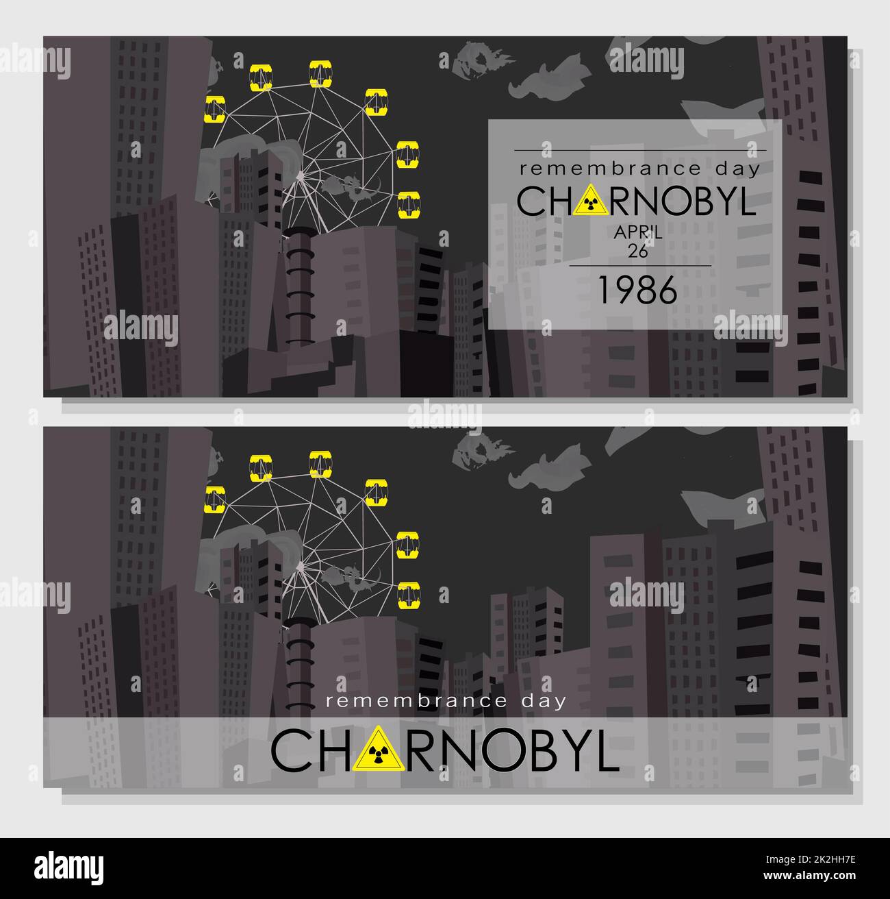 Chernobyl accident. Chernobyl Remembrance Day. The explosion of a ...