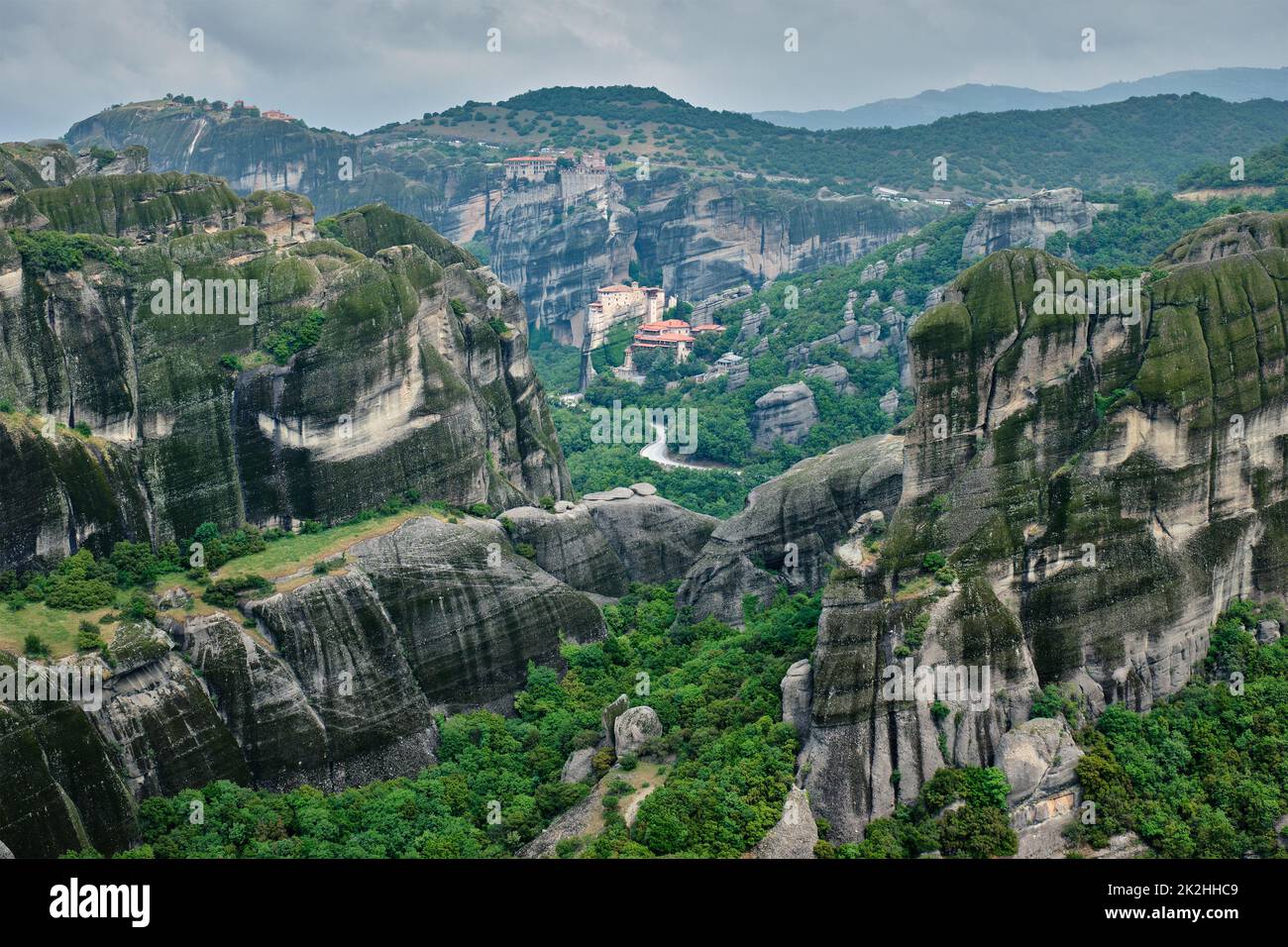 Monasteries of Meteora, Greece Stock Photo - Alamy