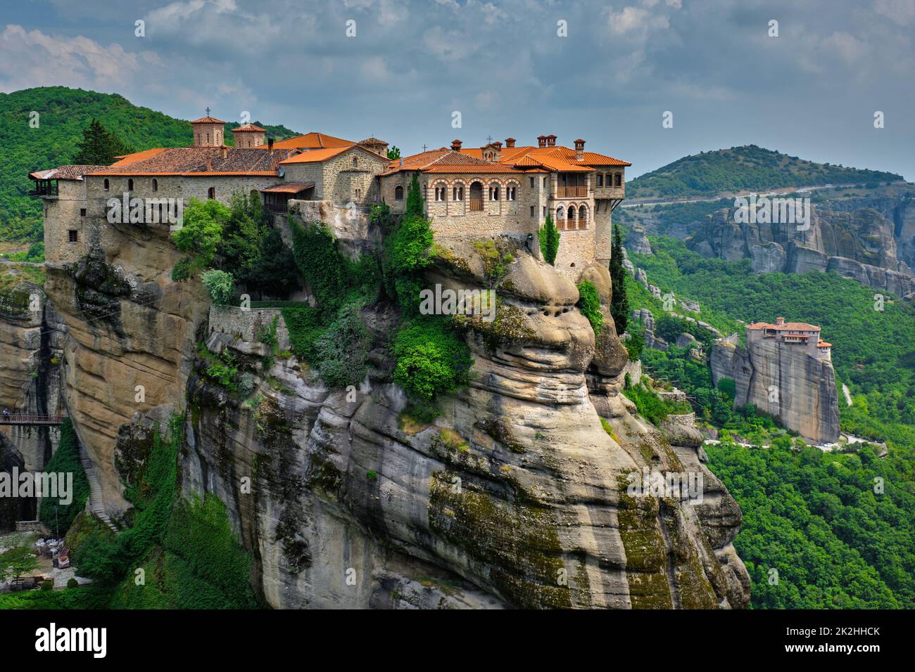 Monasteries of Meteora, Greece Stock Photo - Alamy