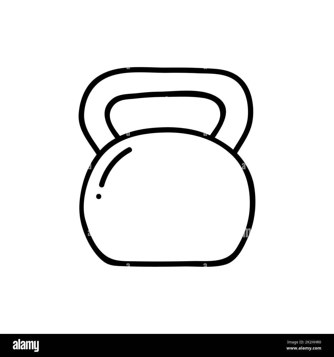 Kettlebell Black and White Stock Photos & Images - Alamy