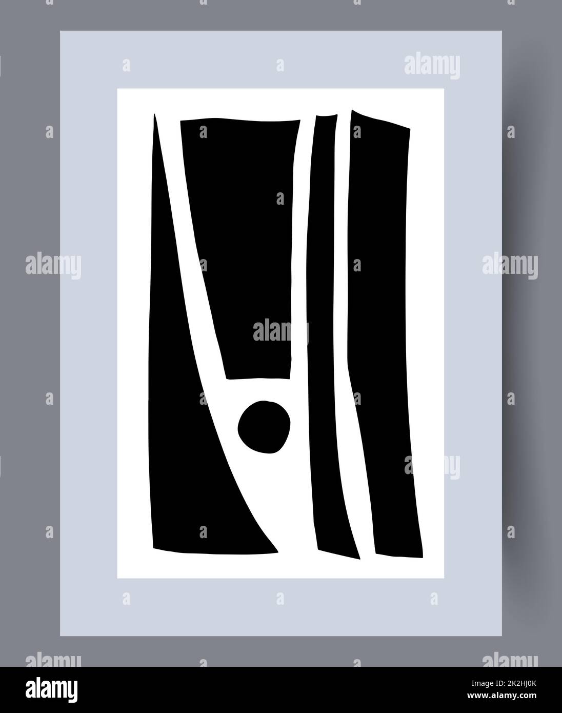 Scandinavian abstract vector print set Stock Photo - Alamy