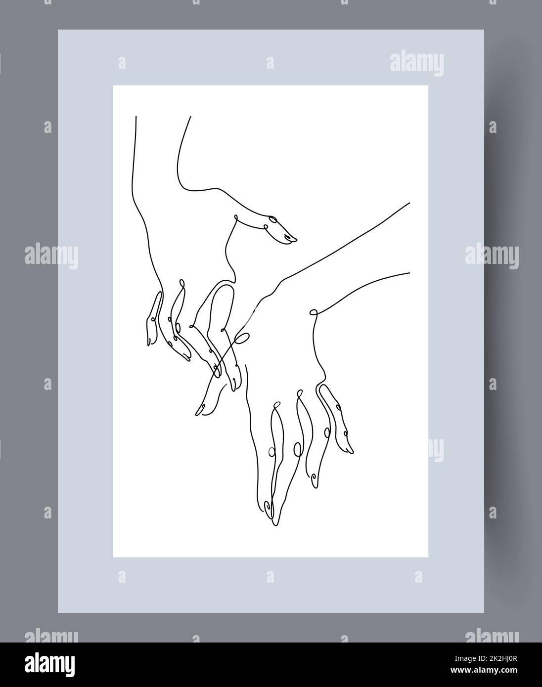 Scandinavian abstract vector print set Stock Photo - Alamy