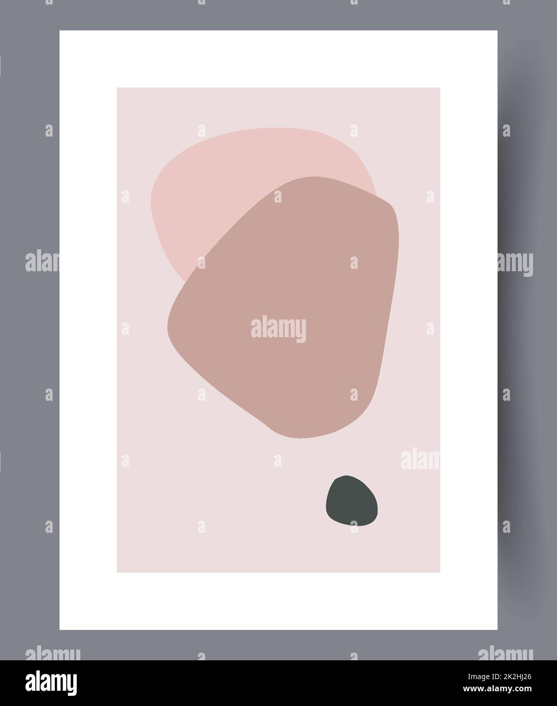 Scandinavian abstract vector print set Stock Photo - Alamy