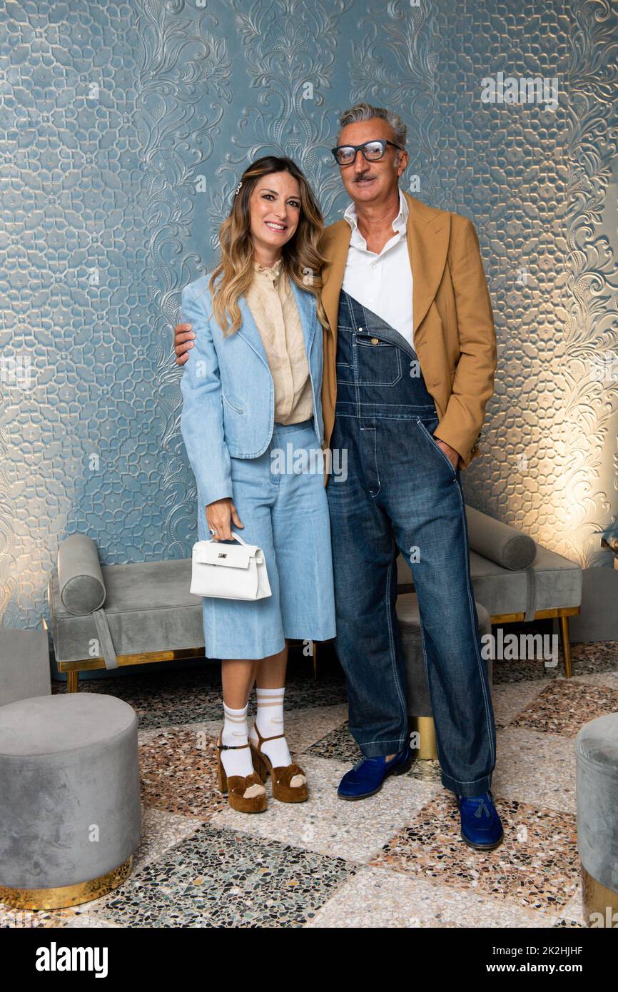 Milan, Italy, 22/09/2022, Luca Roda , Jennifer Tommasi Milan Fashion Week - Women S/S 2023 ...