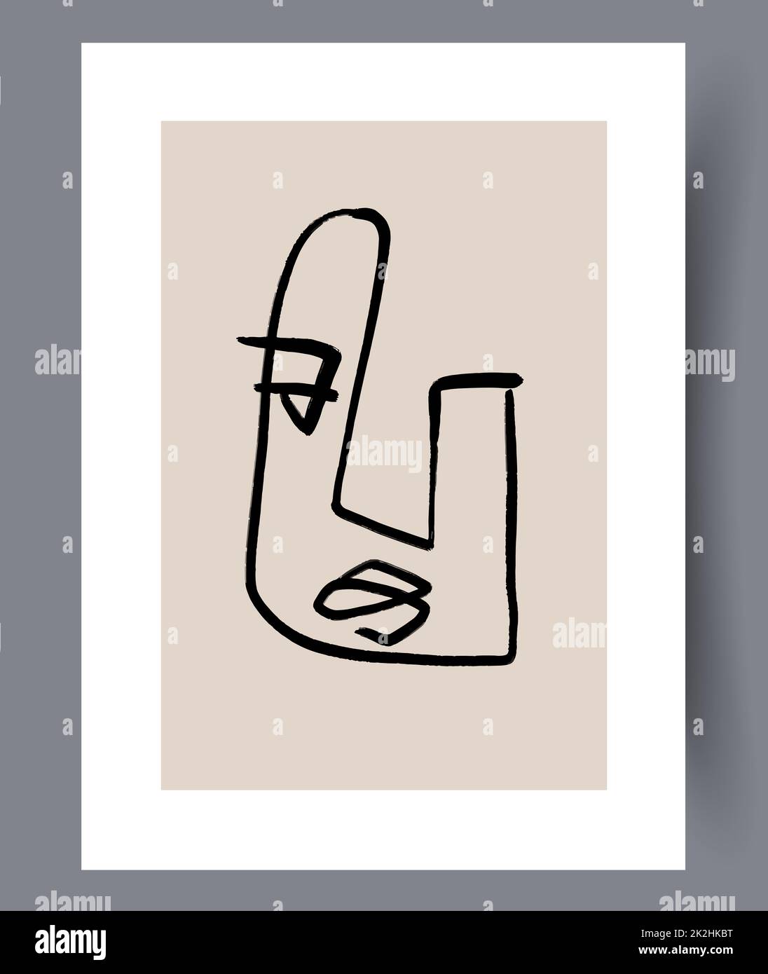 Printable wall art vector poster set Stock Photo - Alamy