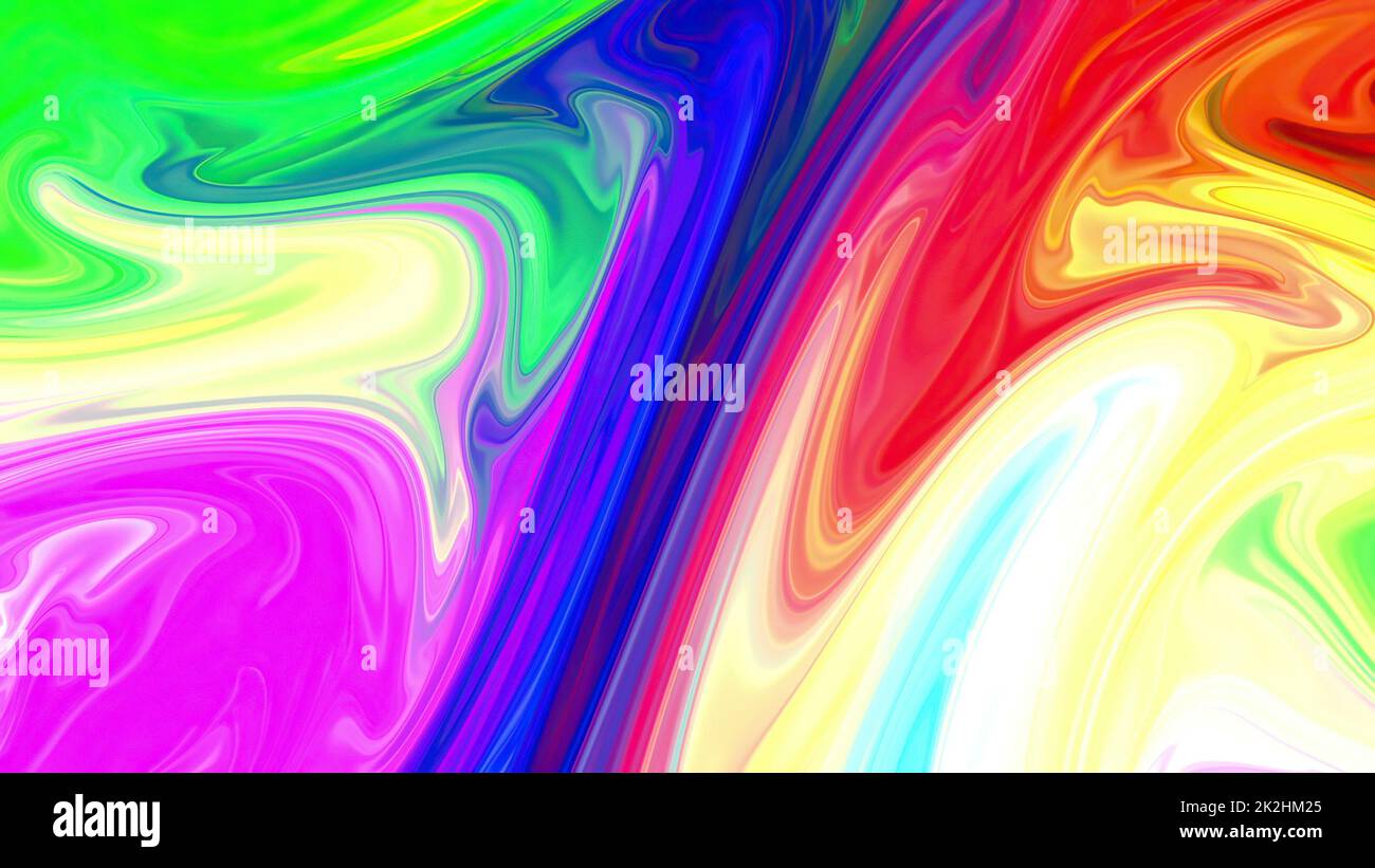 Colorful paint mix with gradient vivid colors Stock Photo - Alamy