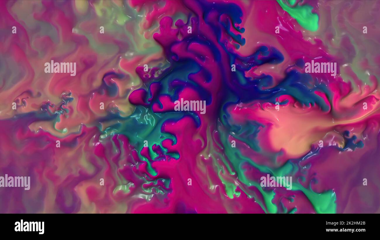 Colorful paint mix with gradient vivid colors Stock Photo - Alamy