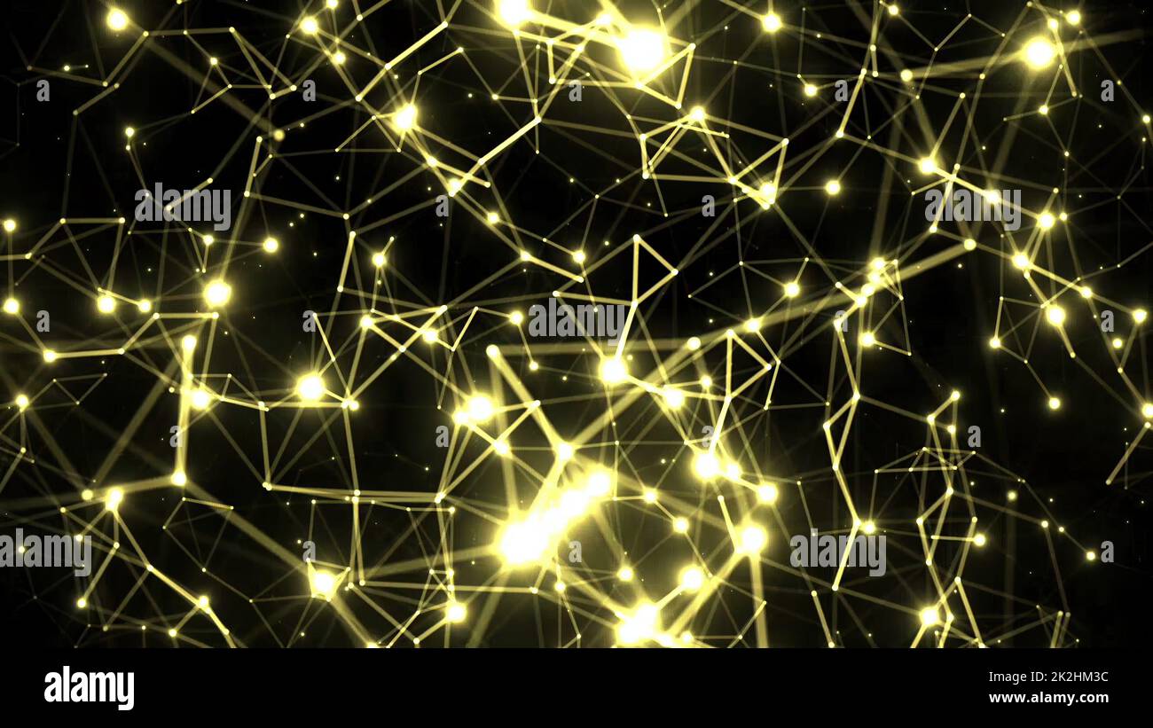 Abstract plexus technology science concept Stock Photo - Alamy