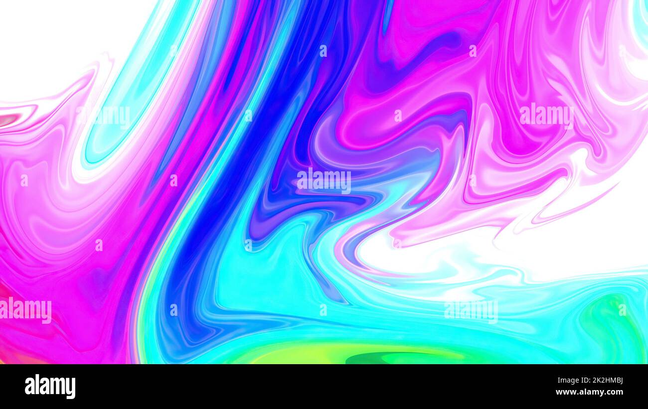 Colorful paint mix with gradient vivid colors Stock Photo - Alamy